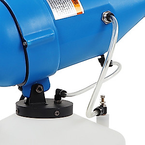 Electric ULV Portable Fogger Sprayer Machine, 4.5L Capacity, 1400W Power, Adjustable Spray, 20-50 Micron Particle Size, Automatic Spraying, Blue (US Plug 110V)