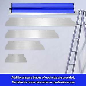 Stainless Steel Bucket Scoop, Non-Slip Drywall Putty Scraper, Wear-Resistant Bucket Scraper, Multifunctional Bucket Scoop for Home Improvement