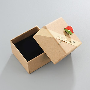 Mothers Ring with 3 Heart Simulated Birthstones Engraved 3 Names Personalized Promise Rings for Her Mom Jewelry (8.5)