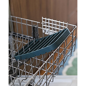 The Silicone Kitchen Silicone Roasting Rack Pan, Dishwasher Safe, BPA Free, Non-Toxic, 7 in by 10.75 in, Navy, 2 Pack