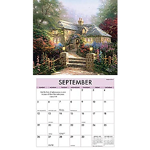 Thomas Kinkade Studios 2021 Deluxe Wall Calendar with Scripture