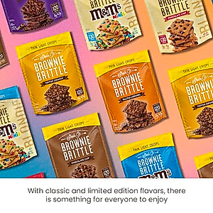 Sheila G's Brownie Brittle – Original Chocolate Chip Thin and Crispy Sweet Snacks (Pack of 6, 5 oz), Rich Gourmet Brownie Bites Dessert