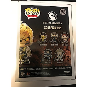 Funko Pop! Games Mortal Kombat X Scorpion #255 (Flaming Skull)