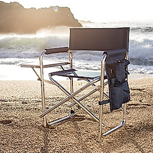 PICNIC TIME ONIVA - a Brand - Sports Chair with Side Table, Beach Chair, Camp Chair for Adults& ONIVA - a Brand Outdoor Canopy Sunshade Beach Umbrella 5.5'