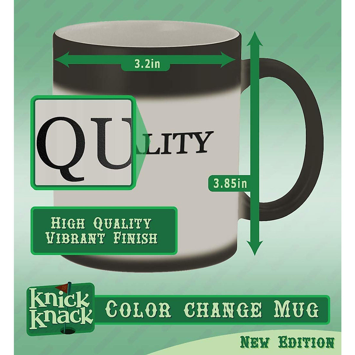 Knick Knack Gifts got officiator? - 11oz Magic Color Changing Mug, Matte Black