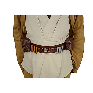 OBI Deluxe Full Belt Pouches Capsules Jedi Costume Prop Star Wars Accessories, Mix, X-Large