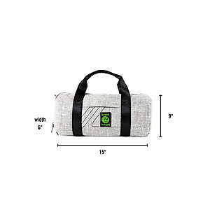 Dime Bags - Padded Duffle Tube, Durable Hemp Blend (15 Inch, Earth)