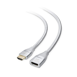 Cable Matters 48Gbps Ultra HD 8K HDMI Extension Cable 3.3 ft / 1m (HDMI Male to Female Extension Cable/HDMI Extender Cable) with 8K @120Hz, 4K @240Hz and HDR Support in Gray