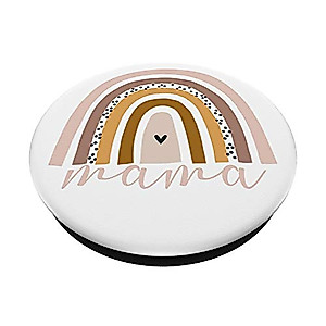 Rainbow Mama Gifts Mothers Day New Mom Life Miracle Baby PopSockets PopGrip: Swappable Grip for Phones & Tablets