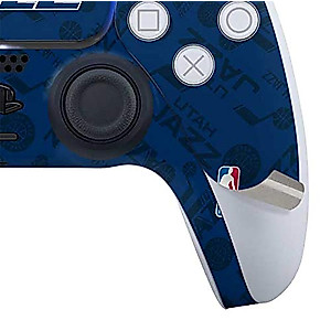 Skinit Gaming Decal Skin Compatible with PS5 and Compatible with PS5 Digital Edition DualSense Controller - Officially Licensed NBA Utah Jazz Blast Design