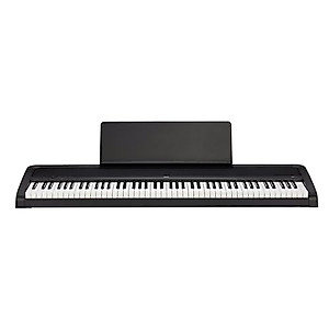 Korg B2 Portable Digital Piano with 88-Key Full Size Weighted Keyboard, Built-in Speakers, Music Stand, Sustain Pedal, and Power Supply (B2BK)