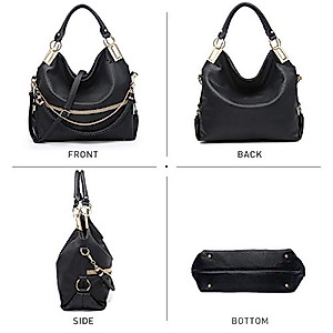 Dasein Women Purses Handbags Fashion Hobo Bags Vegan Leather Purse Ladies Handbag Casual Tote Rhinestone Satchel Shoulder Bag
