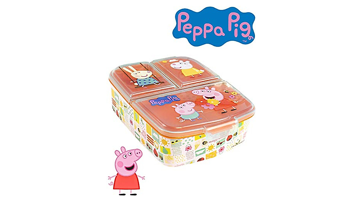 Peppa Pig Lunch Bag Set - Complete Kids Meal Pack for School & Travel