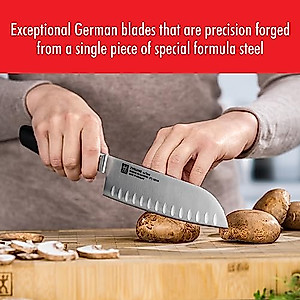 Zwilling All Star 6-inch Meat Cleaver Knife, Razor-Sharp German Knife, Made in Company-Owned German Factory with Special Formula Steel perfected for almost 300 Years, Rose Gold End Cap