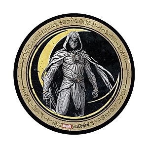 Marvel Moon Knight Crescent Egyptian Hieroglyphs PopSockets Standard PopGrip
