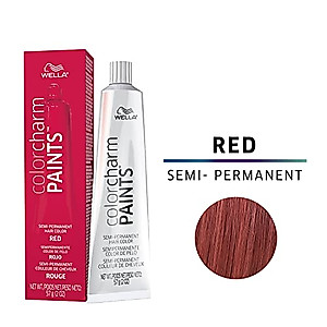 WELLA Color Charm Paints Semi-Permanent Hair Dye for Temporary Hair Color, Intermixable Shades, Red
