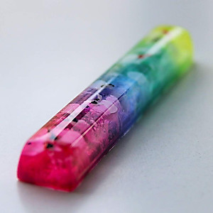 HFSECURITY Koi Space Bar Resin Keycaps for Cherry Mx Switch Mechanical Gaming Keyboard Handmade 6.25x Spacebar Colorful Resin Keycaps