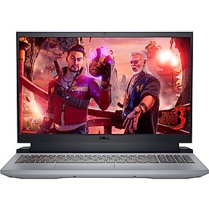 Dell 2023 G15 15.6" 120Hz FHD Gaming Laptop 8-Core AMD Ryzen 7 6800H 64GB DDR5 4TB NVMe SSD NVIDIA GeForce RTX 3050TI 4GB GDDR6 Webcam HDMI2.1 WiFi AX BT RJ-45 USB-C Backlit Keyboard Windows 11 Pro