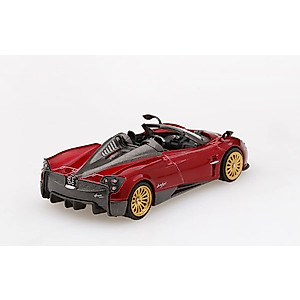 Mini GT New DIECAST Toys CAR 1:64 Pagani Huayra Roadster (RED) (USA Exclusive) - MIJO Exclusives MGT00050-MJ