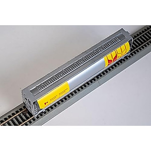 Bachmann Trains - Canadian 4 Bay Cylindrical Grain Hopper - Government of Canada - Yellow - HO Scale