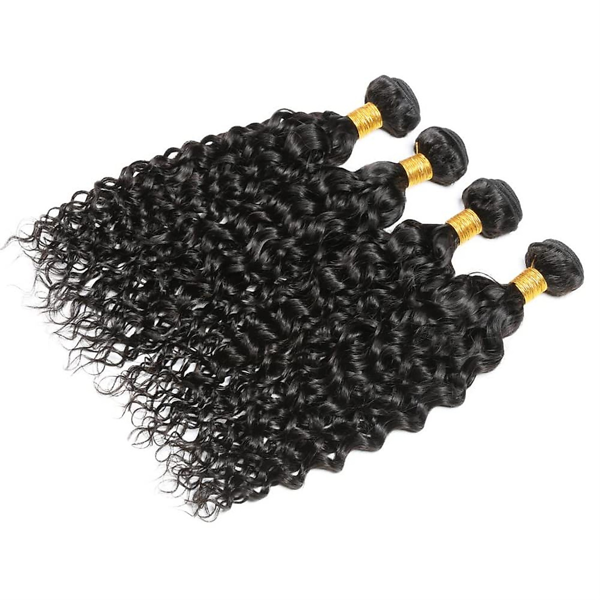 FW Hair 8A Brazilian Water Wave Bundles 14 16 18 20inches Unprocessed Water Wave Human Hair Bundles Brazilian Water Wave Virgin Hair Bundles Natural Color