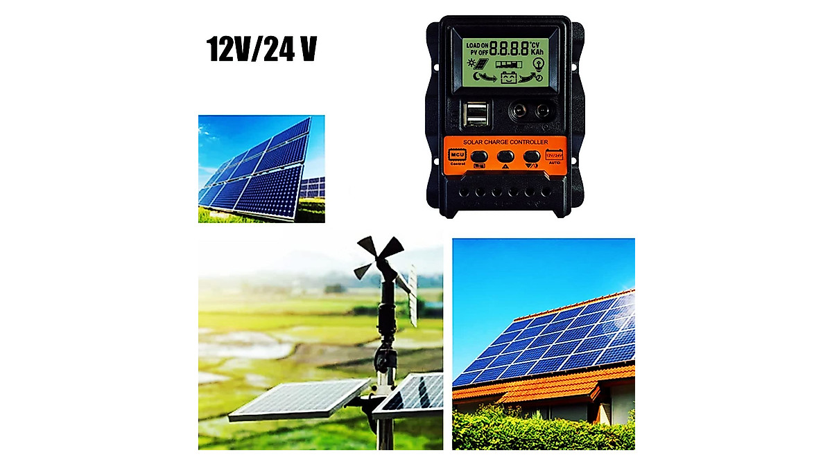 20A Solar Charge Controller with USB Ports - Upgrade Now