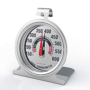 Efeng Large 3" Dial Oven Thermometer for Gas & Electric Oven,Grill Cooking Safety Leave-in- NSF accurately Easy-to-Read Clearly Large Number Shows temperatures for Meat,Grilling or Cake Cooking Oven