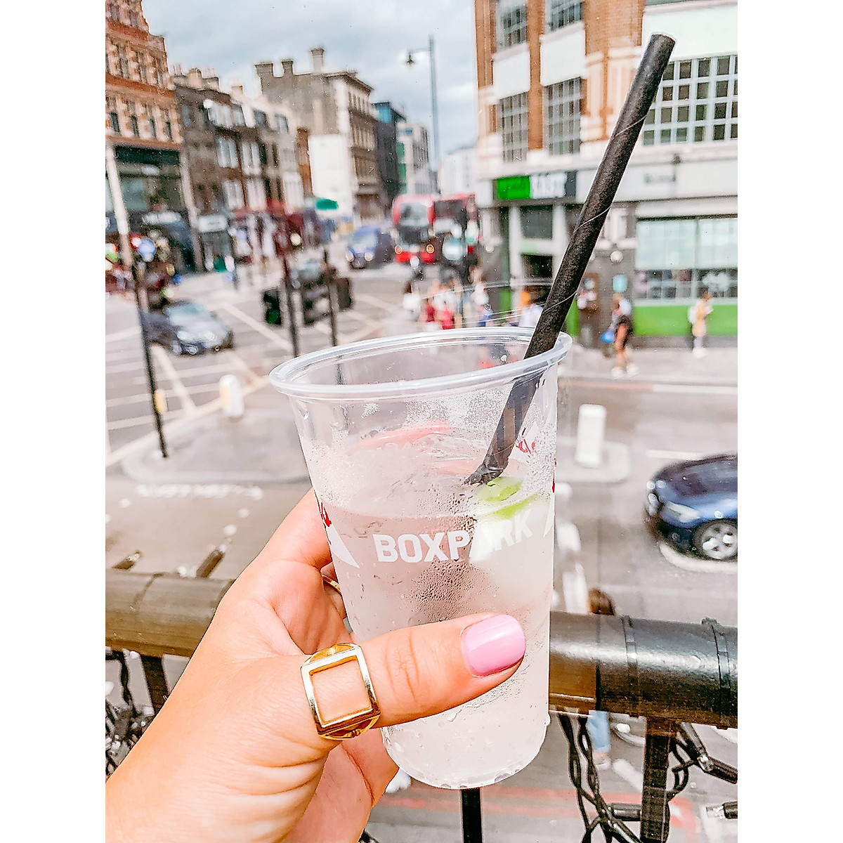 Kingseal "Jumbo" Paper Drinking Straws, FSC Certified, Paper Wrapped, 7.75" Length x 6mm Diameter, BLACK, Biodegradable, Earth Friendly, Bulk Pack - 400 Straws per Box