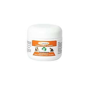 Healthy Paw Life Lime Sulfur Pet Skin Cream (4 oz) - Pet Care for Itchy and Dry Skin - Safe Solution for Dog, Cat, Puppy, Kitten, Horse
