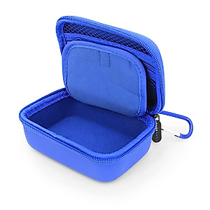 CASEMATIX Retro Handheld Game Console Case Compatible with HigoKids QS4 Portable Retro Video Game Player, Mademax RS-1 Gaming Console, E-MODS Arcade Pocket Player and More Up to 4.75", Blue Case Only