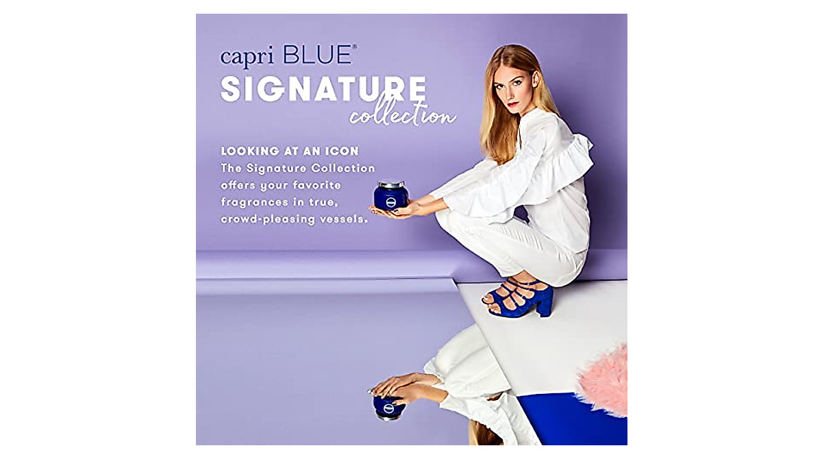 Capri Blue Jumbo Volcano Candle - 48 Oz White Jar