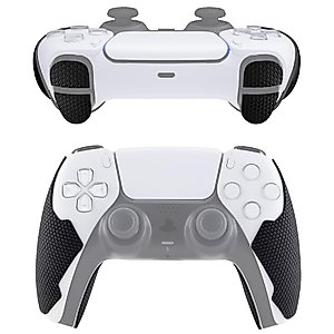 eXtremeRate PlayVital Anti-Skid Sweat-Absorbent Controller Grip for ps5, Professional Textured Soft Rubber Pads Handle Grips for ps5 Controller with Shoulder Button Trigger Stickers - Mecha Edition
