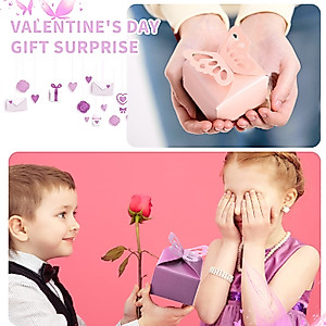 Zonon 60 Pieces Butterfly Favor Boxes Valentine Chocolate Box Romantic DIY Wedding Candy Box Boys Girls Baby Shower Boxes Birthday Treat Present Wrap Decorations (White, Pink, Purple)