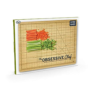 Genuine Fred The Obsessive Chef Bamboo Cutting Board
