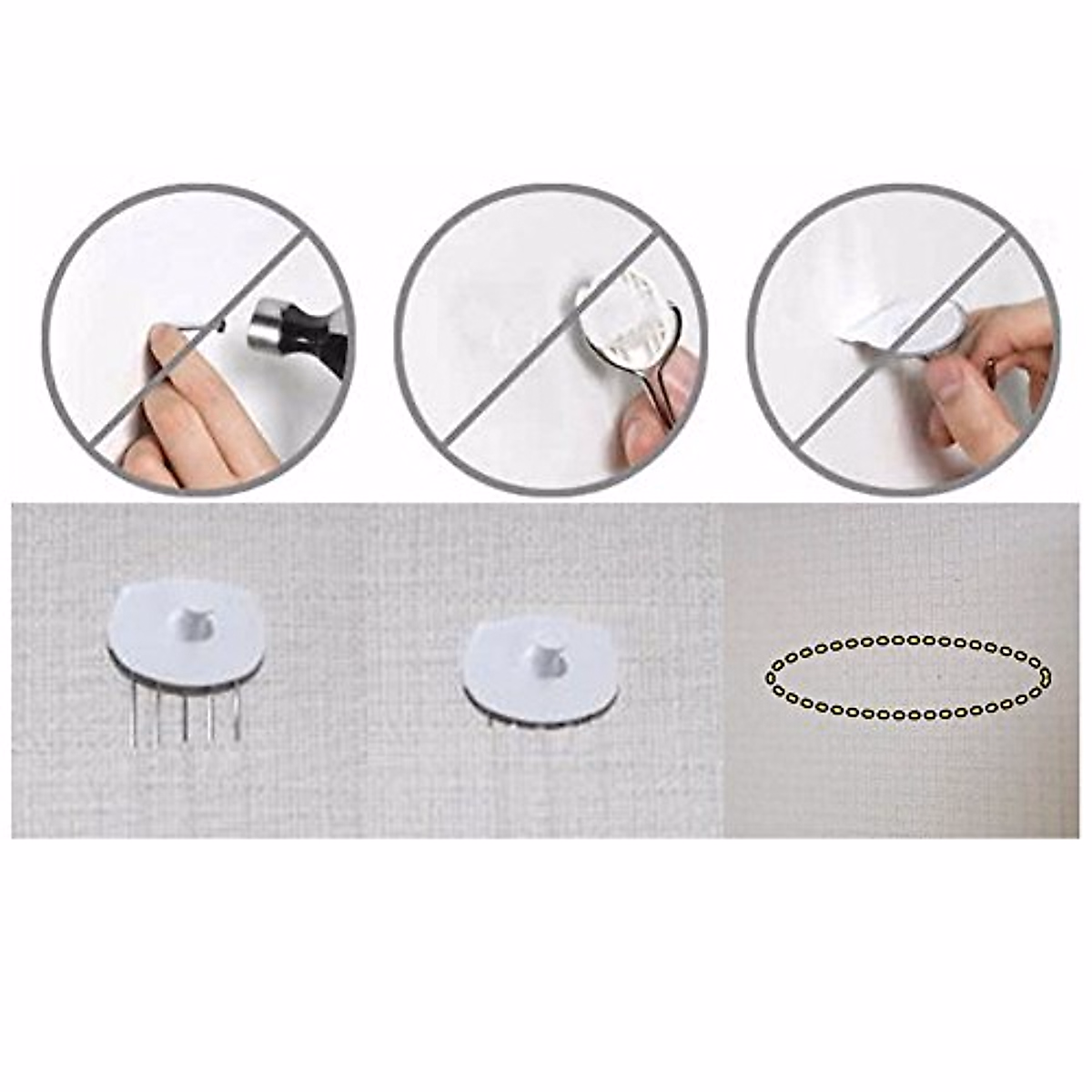 HOTLISTOR Reusable Multipurpose Piggy Cubicle Wall Hooks 5PCS 10PCS Decorative Pin Stick Hooks Office Partition Panel Hanger Home Kitchen