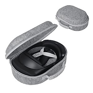 Case for Meta Quest Pro JSVER Hard Carrying Case for Oculus Quest Pro VR Headset, Touch Controllers, Charging Adapter and Other Accessories