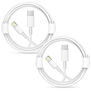 iPhone Fast Charger Lightning Cable [Apple MFi Certified] 2-Pack USB-C to Lightning Cable (6.6Ft) Fast Charging Compatible with iPhone14/14 Plus/14 Pro/14 Pro Max/13/13pro/12/12 Pro/12 Pro Max/11/iPad