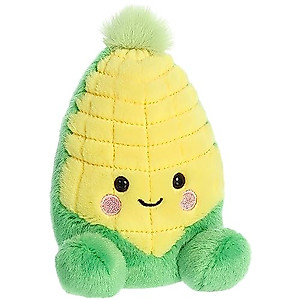 Aurora® Adorable Palm Pals™ Wavey Corn™ Stuffed Animal - Pocket-Sized Fun - On-The-Go Play - Yellow 5 Inches