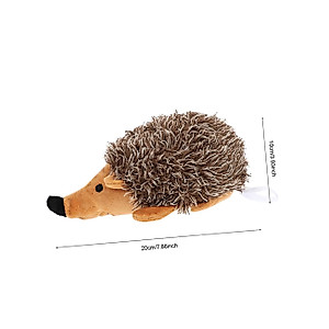 POPETPOP 6 Pcs Pet Toy Plushes Dog Molar Toy Hedgehog Shaped Molar Toy Teething Toy Hedgehog Plush Dog Toy Dog Dental Chew Toys Dog Chewing Toys Squeak Plush Doll Toys Animal Pet Dog