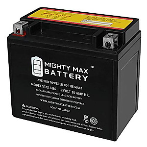 Mighty Max Battery YTX12-BS Power Sports Battery Replaces CYTX12-BS, CTX12-BS