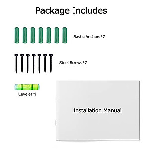 EYMPEU Floating Shelves Set of 3, Rustic Wall Shelf with Bar Triangle Bracket for Wall Mounted Hanging, Bathroom, Kitchen, Bedroom, Living Room, Plant