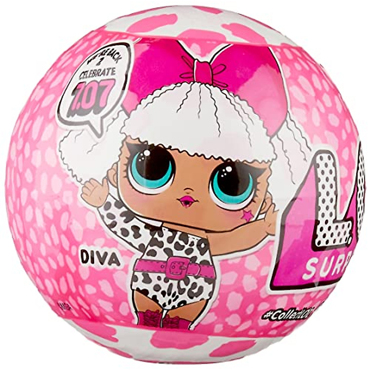 L.O.L. Surprise! 707 Diva Doll with 7 Surprises Including Doll, Fashions, and Accessories - Great Gift for Girls Age 4+, Collectible Doll, Surprise Doll, Water Surprise, Multicolor