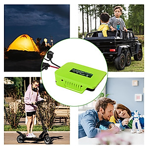 Laimiao Power Wheel Adapter for Ryobi 40V Battery Dock Battery Adapter with Fuse & Wire Terminal,14 Gauge Wire Power Convertor for Rc Car, Robotics, DIY use, and Work Lights