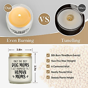 New Mom Gifts for Pregnant Women, Funny Dog Mom Pregnancy Gift for Expecting Mom, Mother to be Gift for First Time Moms, Congrats on Pregnancy Present for Wife Friend Sister, Lavender Scented Candle