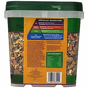 Wild Harvest WH-83542 Wild Harvest Advanced Nutrition Diet for Parrots, 4-Pound (Packaging May Vary)