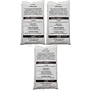 Bone Meal Powder for Dogs and Cats 3 Pack Total 3 Pounds from Upco Made in USA