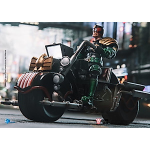 HIYA TOYS Judge Dredd: Dredd and Lawmaster Mk II PX 1:18 Scale Exquisite Mini Action Figure