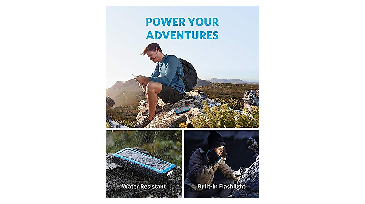Anker PowerCore Solar 20000 - Reliable Outdoor Charger
