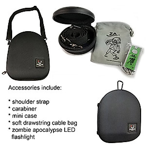 Protective Case (with Mini Case) Compatible with JBL E45BT, E65BT, Parrot Zik 1, Zik 2, Zik 3 and Many Other OE and AE Headphone Brands and Models!