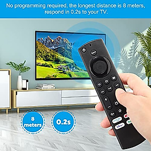 Universal IR Remote Control Compatible with All Toshiba Fire TV, All Insignia Fire TV CT-RC1US-21 CT-RC1US-19 NS-RCFNA-21, Fire TV 2014/2015/2017 (NOT Work with Fire TV Stick/Fire TV Box/Firestick)